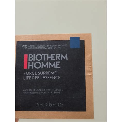 Biotherm 碧兒泉極量緊膚藍藻全能精華極量緊膚藍藻全能精華男仕超進化極量緊膚凝霜1ml 蝦皮購物