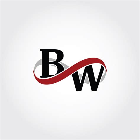 BW Infinity Logo Monogram By Vectorseller TheHungryJPEG