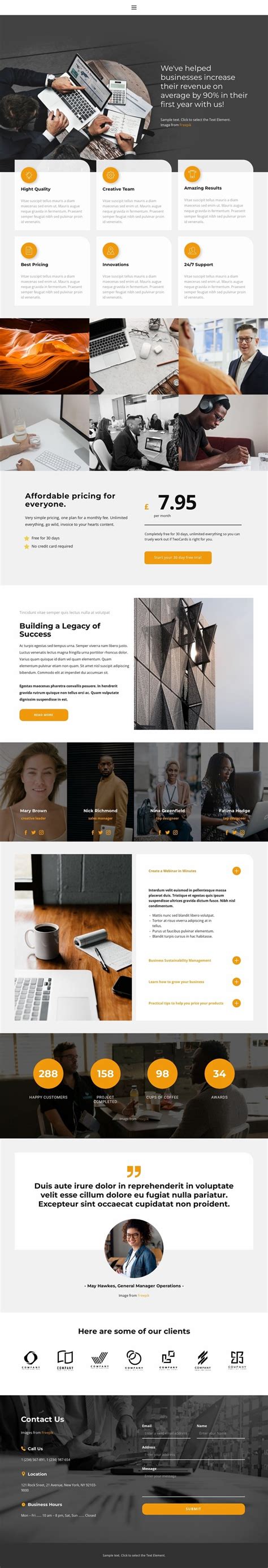appointment html code example by nicepage
