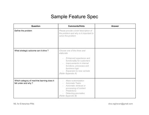 Machine Learning Sample Feature Spec Speaker Deck