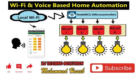 Home Automation With Voice Controlled By Using Esp8266 And Android Application Fyp Youtube