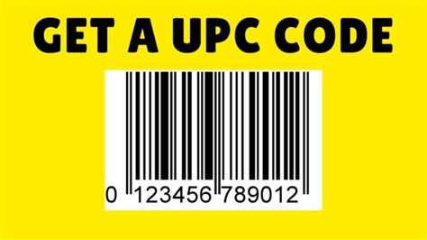 Upc 12 Digits Universal Product Code 500 Codes Exclusive Web
