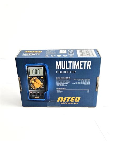 JAK NOWY MULTIMETR NITEO TOOLS KOMPLET Multimetry Loombard Pl