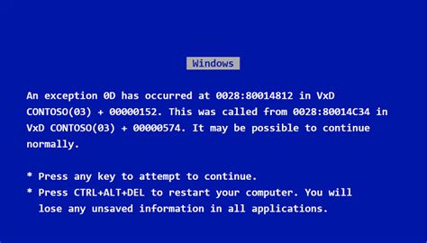 Microsoft Veteran Shares Windows Nt 3 1 95 Blue Screen Of Death Bsod Origin Story Software