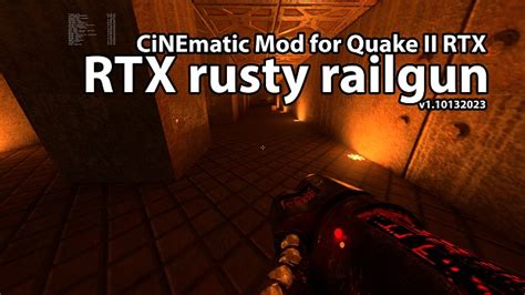 Quake RTX CiNEmatic Mod Railgun V Image ModDB