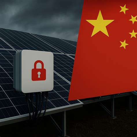 Hidden Kill Switches In Chinese Solar Inverters A Quiet Threat To Grid