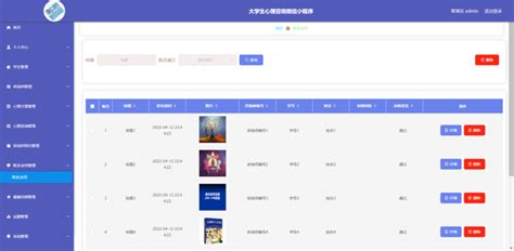 计算机毕业设计之基于nodejs实现的心理健康咨询微信小程序 csdn博客