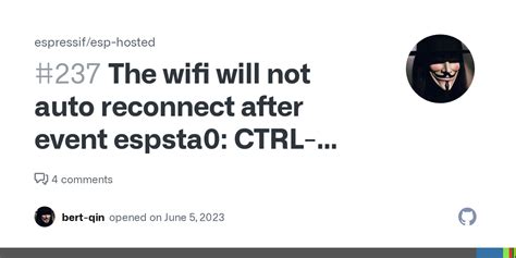 The Wifi Will Not Auto Reconnect After Event Espsta0 Ctrl Event Regdom