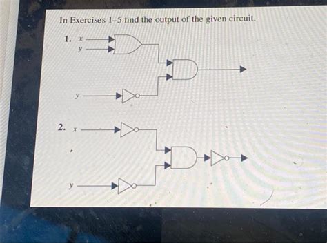 Solved In Exercises 15 Find The Output Of The Given Chegg