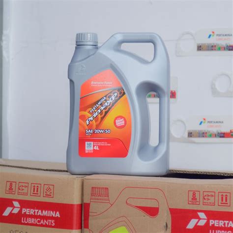 Mesran Prima XP SAE 20W 50 1L Dan 4L Oli Pelumas Oli Mesran Prima