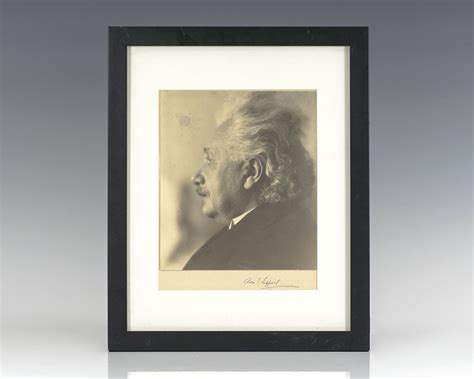Albert Einstein Signed Photograph Rare Photograph Clara Estelle Sipprell Signed Photograph