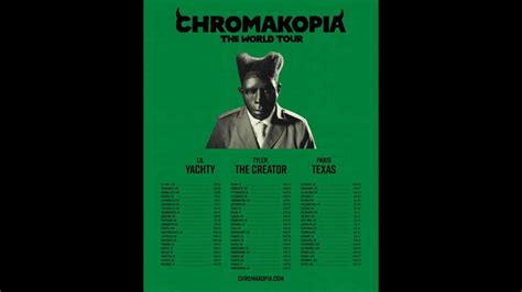 Tyler The Creator Announces Chromakopia The World Tour