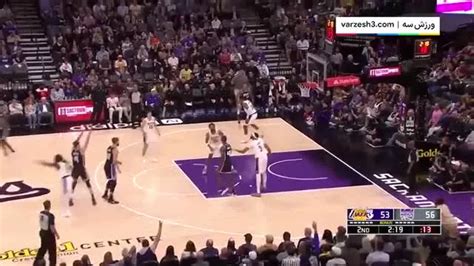 خلاصه بازی بسکتبال ساکرامنتو کینگز لس آنجلس لیکرز مهیج و جذاب Nba جعبه