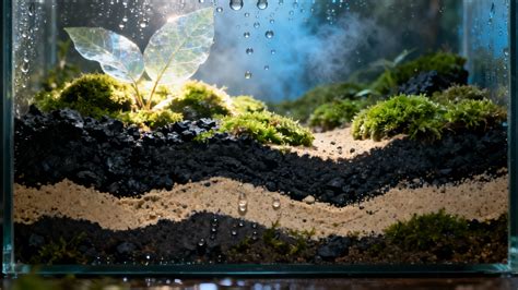 Free Layered Terrarium Ecosystem Photo Terrarium Moss Ecosystem