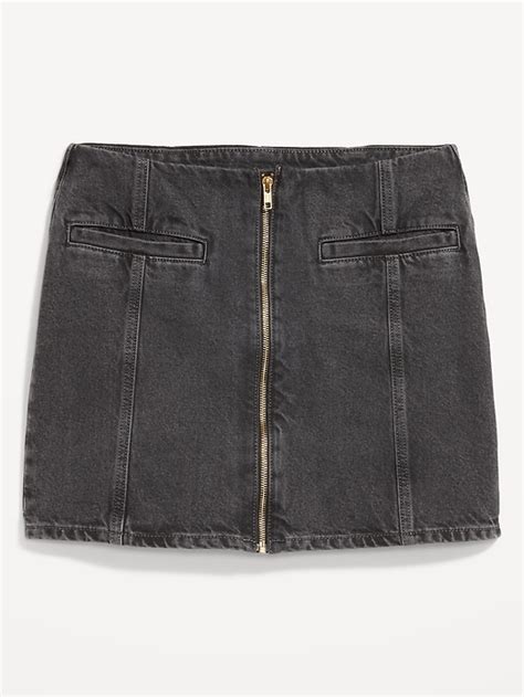 Mid Rise Og Jean Mini Skirt Old Navy