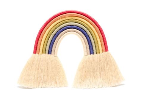 Premium Photo Macrame Rainbow