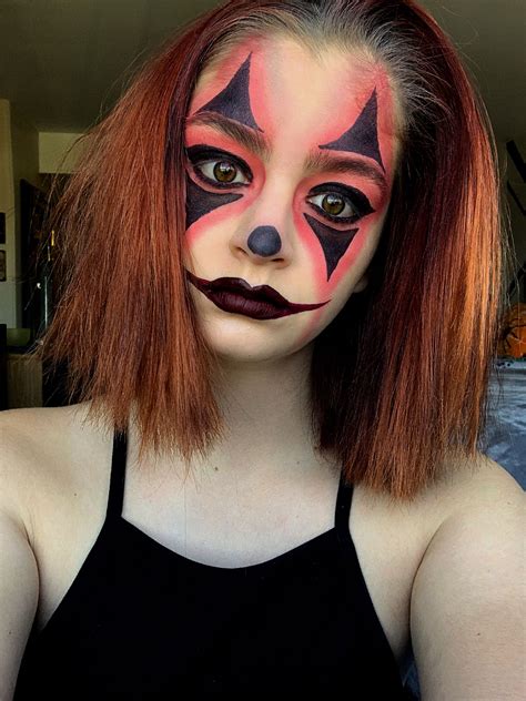 Creepy Clown Clown Makeup Costume Makeup Halloween Face Makeup