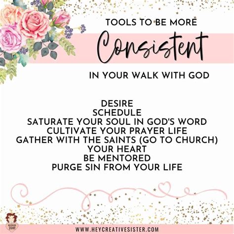 How To Be Consistent In Your Walk With God