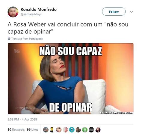Confuso Voto De Rosa Weber Causa Perplexidade Nas Redes Sociais VEJA