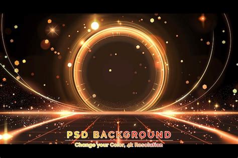 Premium Psd Arrangement Of Radial And Circular Geometric Forms Dynamic Shapes