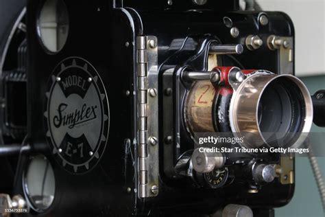 Detail Of A 1936 Simplex E7 Film Projector With A Western Electric