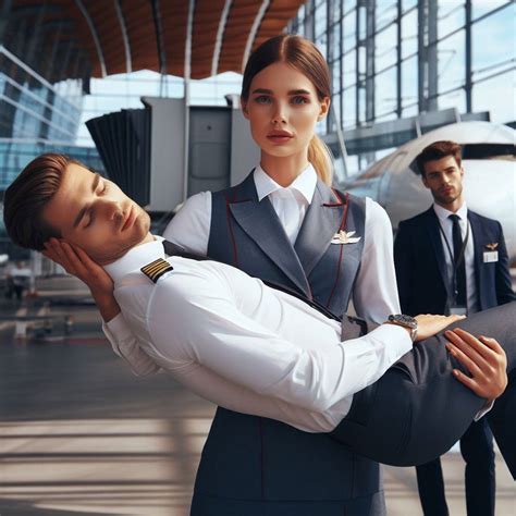 Female Flight Attendant Lift Carry By Wanderer326 On Deviantart