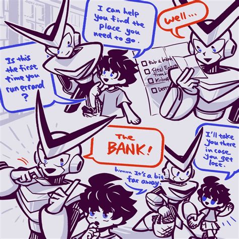 Mega Man And Quick Man Mega Man And 1 More Drawn By Laser Lance