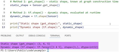 How To Use Tensorflow Get Shape Function