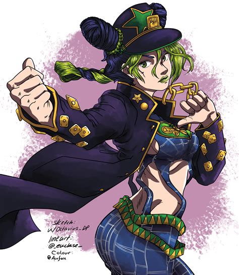Fanart Jolyne Kujo I Coloured The Next Piece By The Wonderful