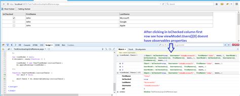 Knockoutjs Issue When Editingupdating Row Values Of Jqxgrid Bound