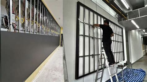 如何制作钢结构并安装led显示屏