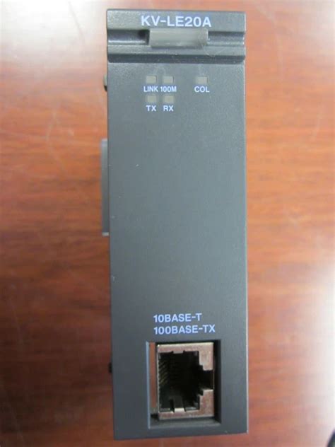 Keyence Kv Le20a 10 Base T 100 Base Tx Ethernet Plc Controller Module Eur 81 52 Picclick Fr