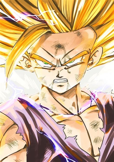 Ss2 Gohan By Riiya Am R Dbz