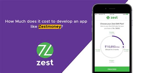 How Much Does It Cost To Develop An App Like Zestmoney