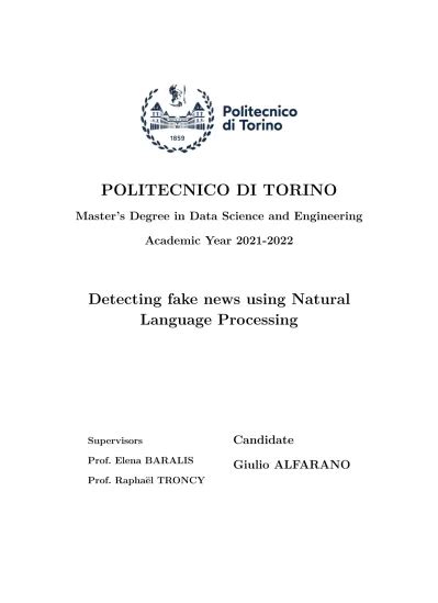 Introduction To Deep Learning Detecting Fake News Using Natural