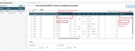 How To Flow Dimension In Work Orders Gl Journal Entry In Sage X3 Sage X3 Tips Tricks And
