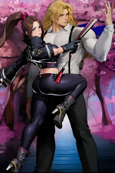 Mai Shiranui And Andy Bogard From Fatal Fury Cotw By Napoleono123 On