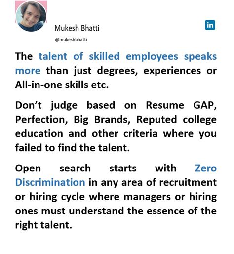 mukesh bhatti on linkedin talent support hrcommunity