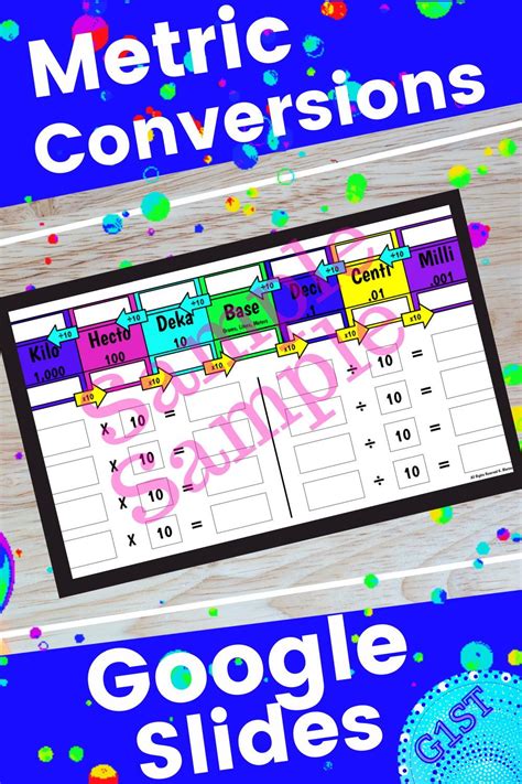 Metric Conversion Chart Teaching Math Elementary Metric Conversion Chart Teaching Elementary