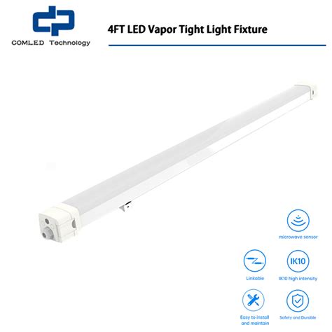 4ft Led Vapor Tight Light Fixture Led Industrial Batten Comled