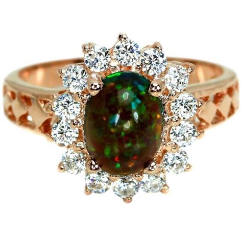 Vrai Echte 9 4ct Black Opal Bague Ring Kaufen Auf Ricardo
