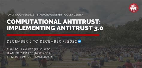 Agenda Computational Antitrust Implementing Antitrust 3 0 Computational Antitrust
