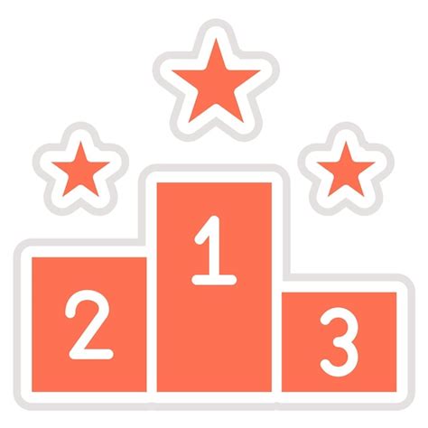 Premium Vector Ranking Vector Icon Design Illustration