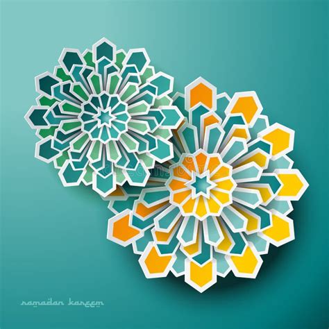 Islamitisch Ontwerp Geometrisch Art Vector Background Vector