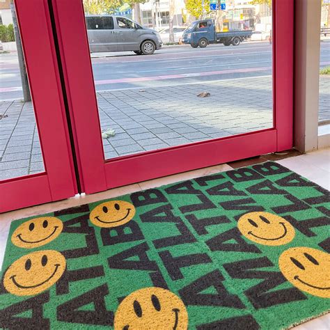 랑부띠끄 스마일 현관 코일매트 발매트 사무실 매장 베란다 업소용 위시버킷