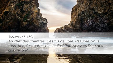 Psaumes 47 1 LSG Desktop Wallpaper Au Chef Des Chantres Des Fils De