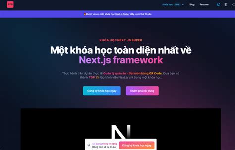 Share Khóa Học Nextjs Super Dư Thanh Được 2024