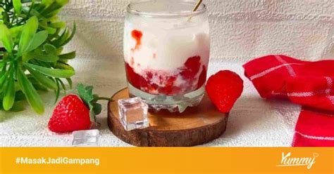 Resep Korean Strawberry Milk Sederhana Rumahan Di Yummy App