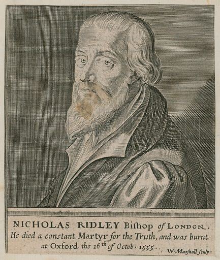 Portrait Of Nicholas Ridley Stock Image Look And Learn