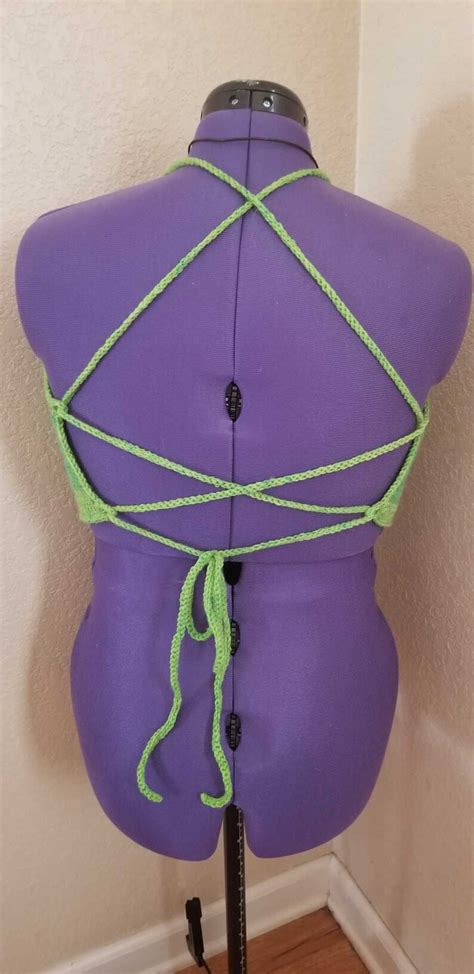 Crochet Crop Top Crop Top Lace Up Crop Top Corset Crop Top Lace